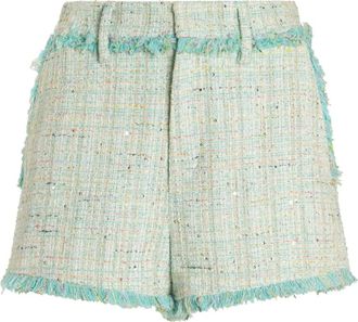 Genny Femme, Shorts, Vert, Taille: 38 FR Shorts Jacquard Multi-Thread
