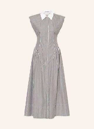 Sportmax Sportmax Hemdblusenkleid Locusta Mit Cut-Out schwarz