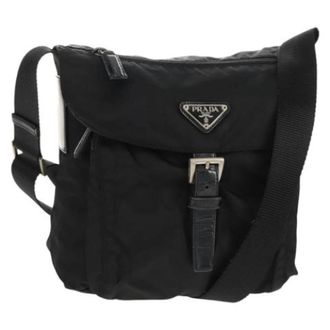 Prada Pre-owned Nylon Cross Body Bag - - Pre-owned - Damen - Schwarzk - ONE SIZE