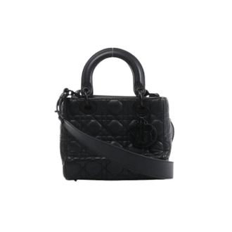 Dior Sac &agrave; main Pre-owned Lady Dior Medium - Femme - Pre-owned - Noir - Taille: ONE Size