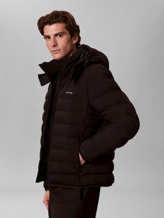Calvin Klein Steppjacke NYLON HOODED PUFFER Regular fit mit Kapuze