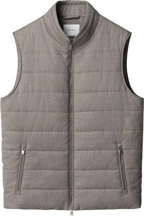 Eton Steppweste in softer Flanell-Qualität in