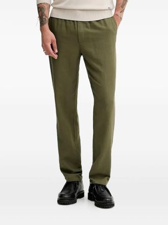Les Deux pantalon Patrick à taille élastiquée - Vert