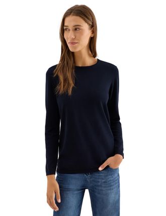Cecil Basic Pullover urban Dark Blue XXL