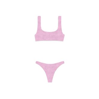 MC2 Saint Barth Femme, Maillots de bain, Rose, Taille: 38/40 FR Naima Bralette & Naomi Cheeky Bottom