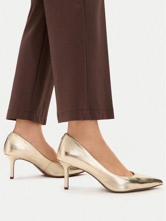 Lauren Ralph Lauren High Heels Lanette Metallic 802978205002 Goldfarben