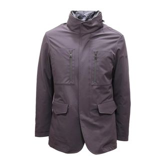 Duno Otis Daunenjacke Blau Abnehmbare Kapuze - - Jackets - Herren - Blau - L