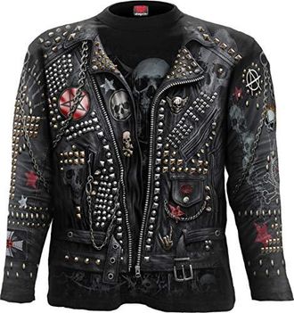 Spiral M304-T-Shirts-Long Sleeve T-Shirt, Black, M Homme