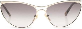 Chlo&eacute; Femme, Accessoires, Gris, Taille: 62 MM Cat Eye Lunettes de soleil