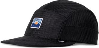 Djinns Perfo Mountain (Black) - 5 Panel Soft Flatcap Cap Cappy Hut Hat Kappe M&uuml;tze Caps