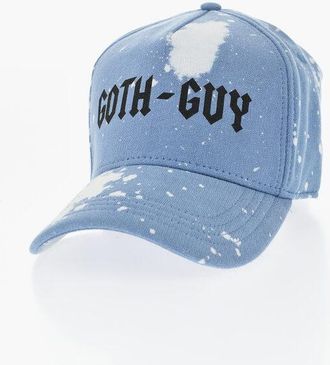 Dsquared2 Acid-Wash Cotton Baseball Cap size One Size