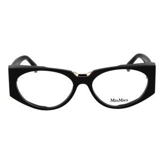 Max Mara MA-1066357 Oval Full-Rim Eyeglasses - Black