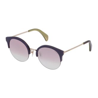 Police Femme, Accessoires, Multicolore, Taille: 61 MM &Eacute;l&eacute;gantes Miroir Violet Lunettes de Soleil