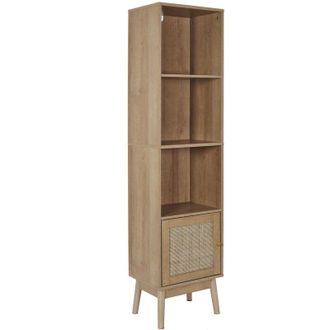 The Home Deco Factory The Home Deco Factory - Colonne 1 porte 3 niches cannage et bois Bali