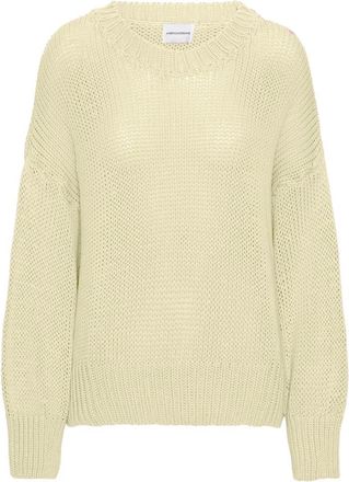 Americandreams Americandreams, Femme, Pulls, Jaune, Taille: 40 FR Pepper Pull Over Ras du Cou en Coton