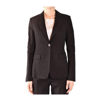 Pinko Schwarzer Blazer Elegant Bequem - - Jackets - Damen - Schwarzk - M