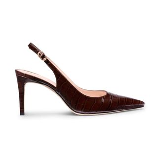 Stuart Weitzman Femme, Chaussures, Brun, Taille: 38 1/2 EU Power Slingback Pump 75