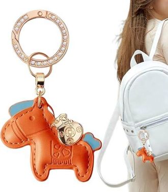 Generic Porte-cl&eacute;s cheval - Accessoires de mode &laquo; Good Luck &raquo; - Ann&eacute;e du cheval - Pour festival, voyage, voiture, sac &agrave; dos, f&ecirc;te, famille, adultes, femmes, h