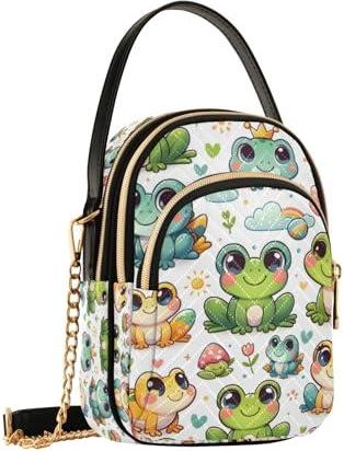 Generic Sac à bandoulière grenouille sans couture pour femme, sac à main amovible, sac à main pour téléphone, sac à main à bandoulière, portefeuille, Grenouil