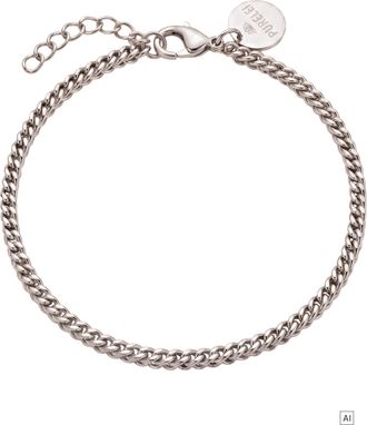 Purelei Slim Box Chain Armband, verstellbare L&auml;nge