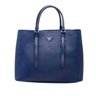 Prada Pre-owned Vintage Satchel - Femme - Pre-owned - Bleu - Taille: ONE Size