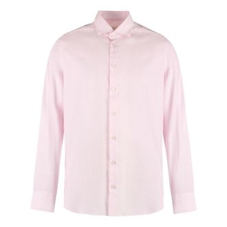Bastoncino Homme, Chemises, Rose, Taille: 4XL Chemise Ray&eacute;e en Coton