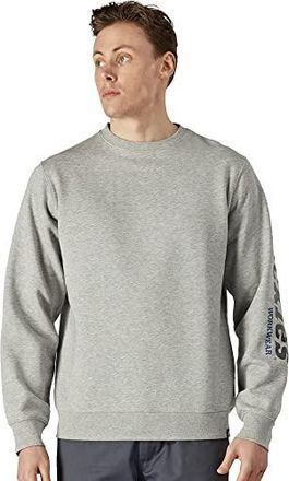Dickies Sweat à col rond Okemo pour homme, Better Cotton Initiative, Gris Chiné, 3XL