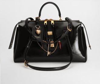 Dolce & Gabbana Vittoria Calfskin Handbag - Frau Schulter- Und Umh&auml;ngetaschen Multicolor Onesize