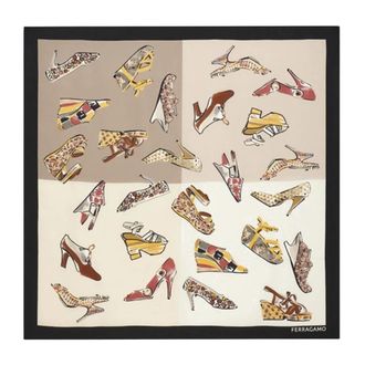 Ferragamo Silky Scarves - - Accessories - Damen - Beige - ONE SIZE