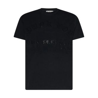 John Richmond Tone-on-Tone Logo T-shirt - - Tops - Herren - Schwarzk - M