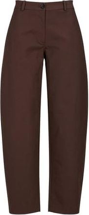 Object Pantalon barrel en coton m&eacute;lang&eacute;
