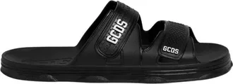 GCDS Gcds, Femme, Chaussures, Noir, Taille: 39 EU Tongs en caoutchouc