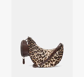 Kate Spade New York Duo Leopard Umhängetasche In Ponyfelloptik