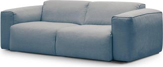 Studio Copenhagen home24 2-Sitzer Sofa Blau/Blau Webstoff Saia 220 x 71 x 102cm Modern