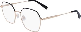 Longchamp LO2152 728 GOLD/BLACK 53/19/140 Damen Brillen