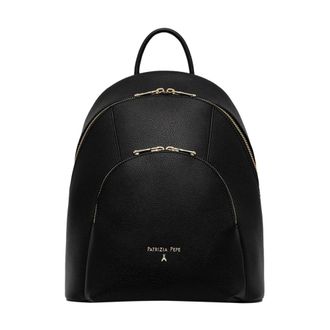 Patrizia Pepe Femme, Sacs, Noir, Taille: ONE Size Zip Backpack