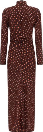 Stella McCartney Womens Bordeaux Polyamide Long Dress