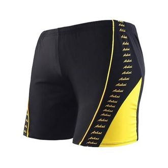 Generic Short de bain pour homme de style sportif d&eacute;contract&eacute; avec motif blocs de couleurs pour les vacances, Ye1, XXL