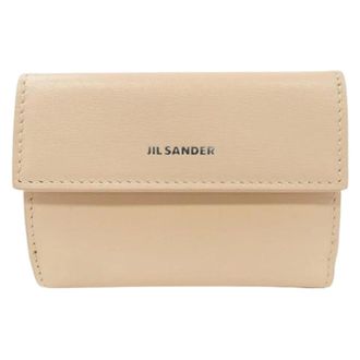 Jil Sander Portefeuille en cuir Pre-owned - Femme - Pre-owned - Rose - Taille: ONE Size
