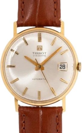 Tissot Femme, Accessoires, Jaune, Taille: ONE Size Montre habill&eacute;e automatique vintage