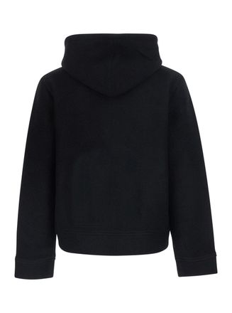 Emporio Armani Mens Felted Wool Jacket Black Coat