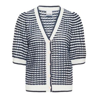 Ichi Ichi - Birch W Total Eclips - Femme - Pulls - Bleu - Taille: 38 FR
