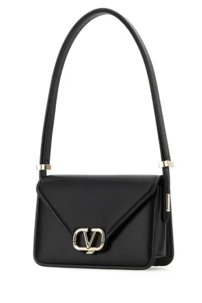 Valentino Garavani Womens Black Leather Vlogo Crossbody Bag Nero Borse A Tracolla