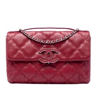 Chanel Pre-owned Hamptons Flap - - Pre-owned - Damen - Rot - ONE SIZE