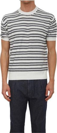 Paolo Pecora Homme, Pulls, Multicolore, Taille: XL Maglia Girocollo