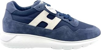 Hogan Homme, Chaussures, Bleu, Taille: 41 1/2 EU Baskets Interactive H3710