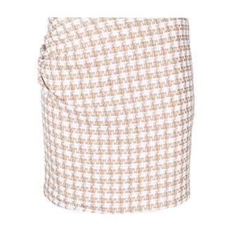 Iro Garna Baumwollmischseide Minirock - - Skirts - Damen - Beige - XS