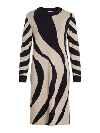 Vila Vitif Crewneck Knit Midi Dress- Noos