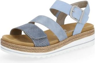 Remonte Sandales Mode Femme D0Q55, Pointure:37 EU, La Couleur:Bleu