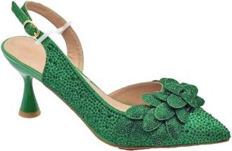 Generic Talons à bout pointu pour femme avec petit sac Nigeria Chaussures de fête et sacs décorés, Une paire de chaussures En8, 40.5 EU